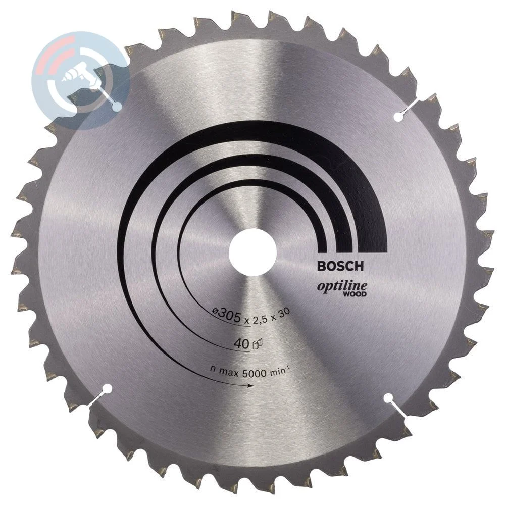 Bosch - Optiline Serisi Ahşap için Daire Testere Bıçağı 305*30 mm 40 ...